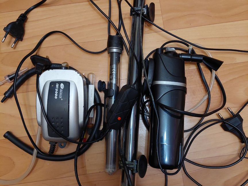 Фильтр нагреватель свет для аквариума