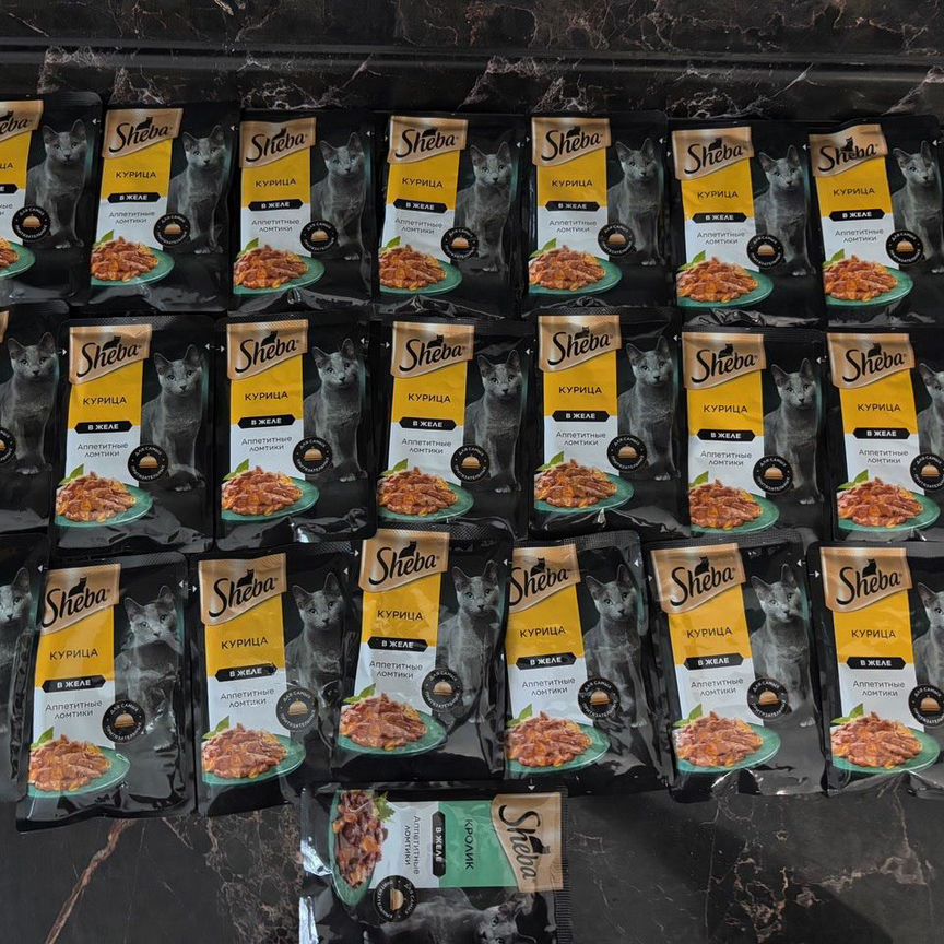 Влажный корм для кошек шеба