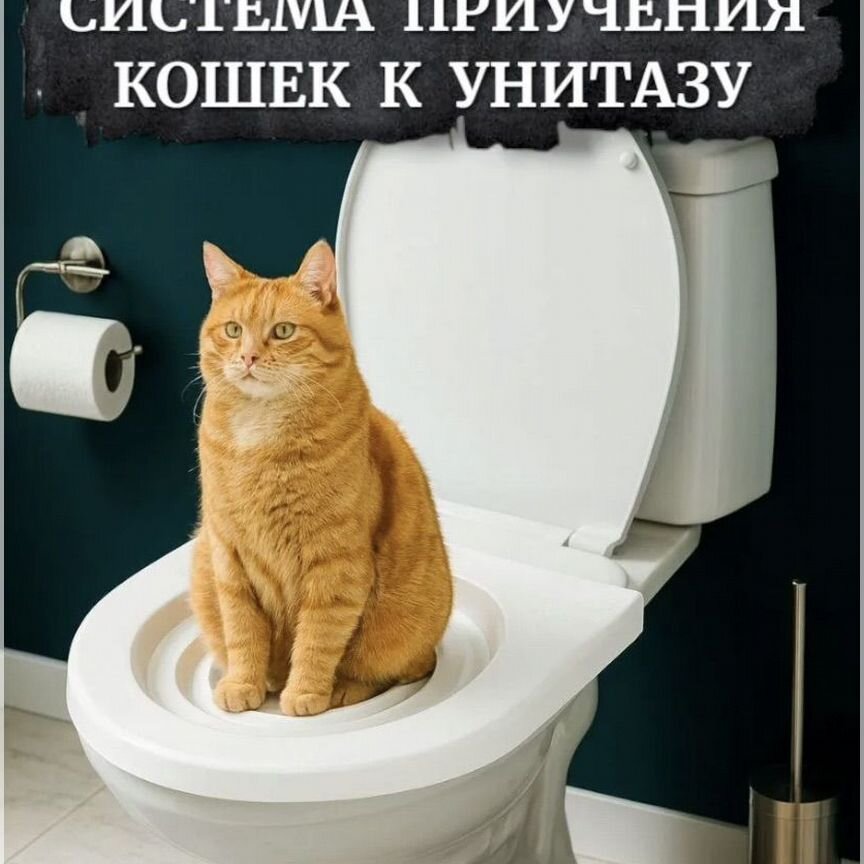 Лоток для приучения кошек к унитазу
