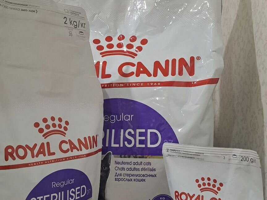 Корм для кошек royal canin sterilised