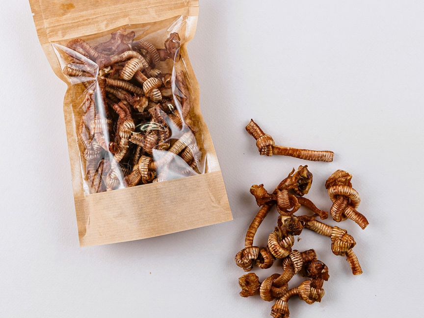 Трахеи утиные для собак и кошек лакомство 100г