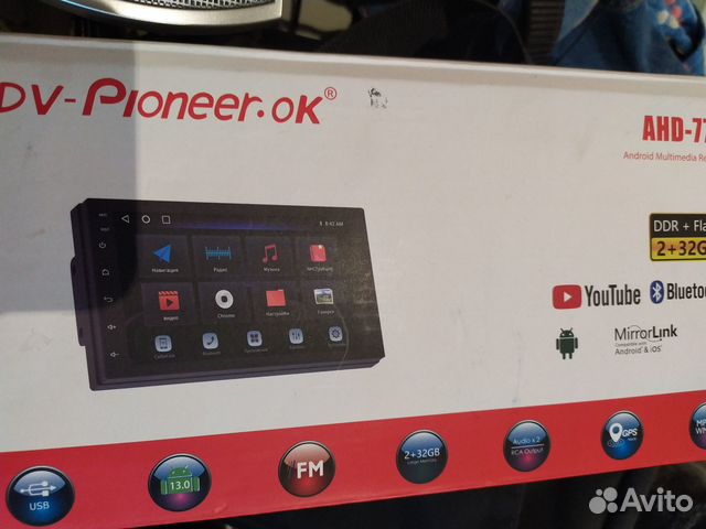Магнитола Pioneer AHD-779 купить в Москве | Авито