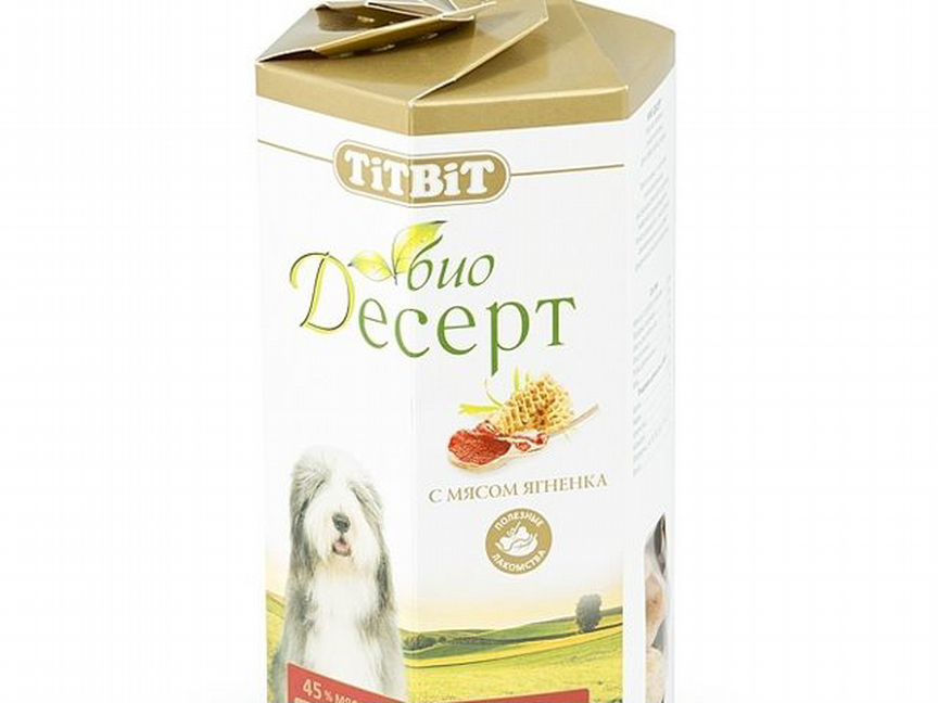 Titbit печенье "Био десерт" с мясом ягнёнка мини