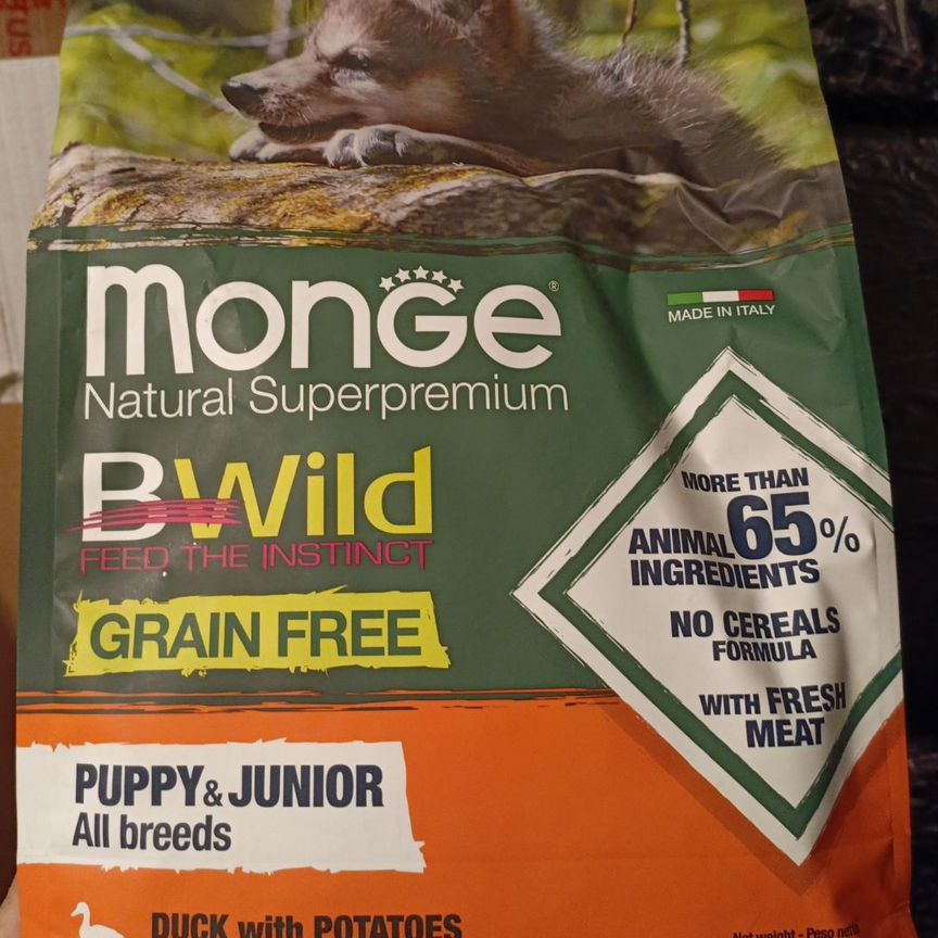 Сухой корм для собак monge BWild