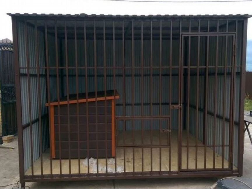 Вольер для щенков уличный