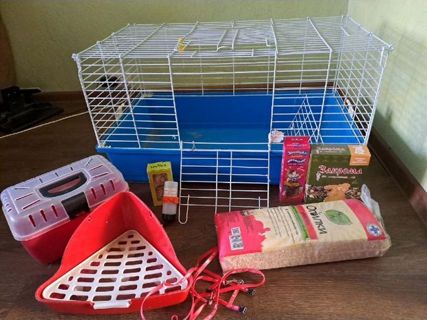 Клетка для кролика с набором всего необходимого
