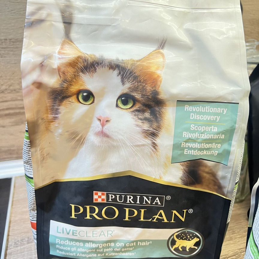 Корм для кошек pro plan liveclear