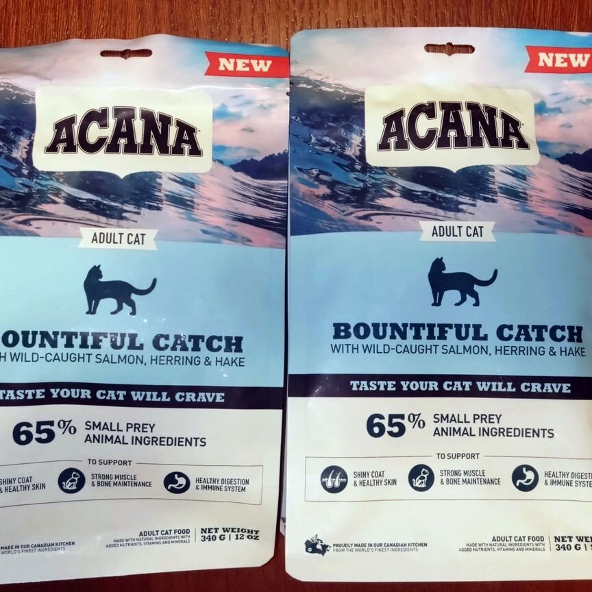Acana Корм для кошек 2 пакета по 340 гр