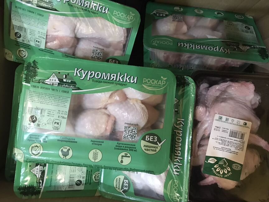 Свежее куриное мясо б/к и н/к