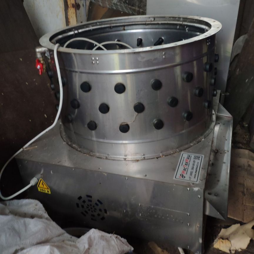 Перосъемная машина мтм-600А (380В) + Шпарчан