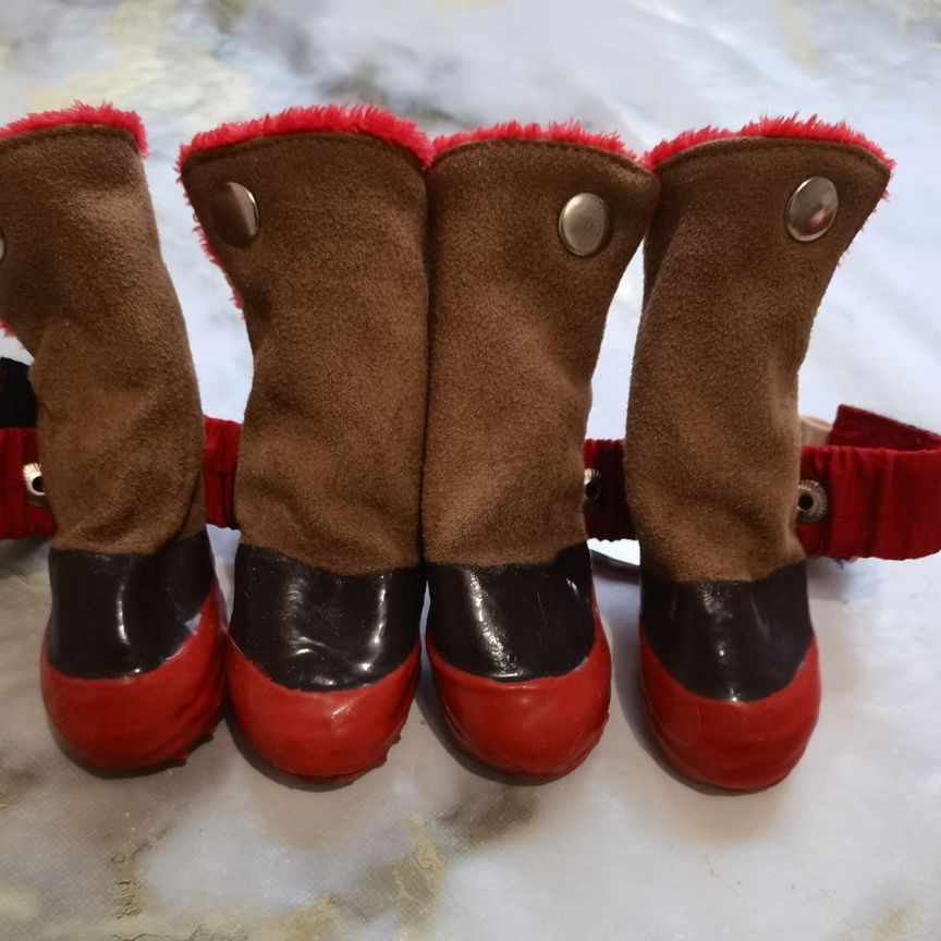 Ботинки зимние для мелких и средних пород