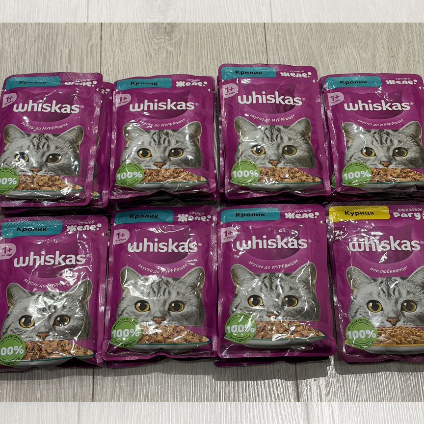 Влажный корм для кошек Whiskas