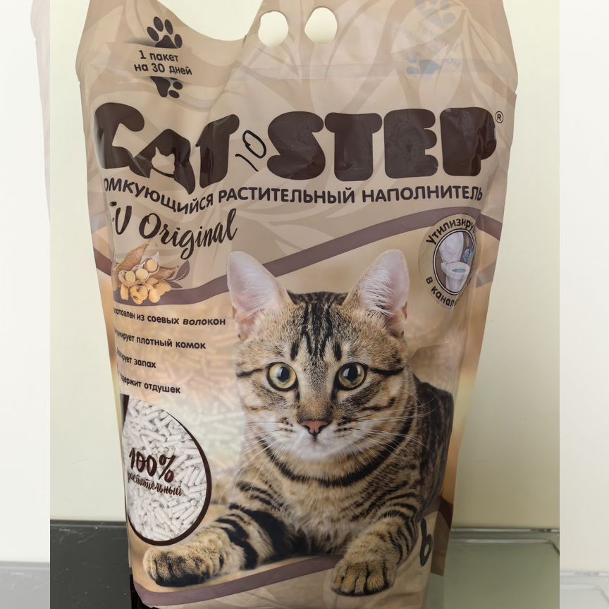 Наполнитель для кошек Cat step
