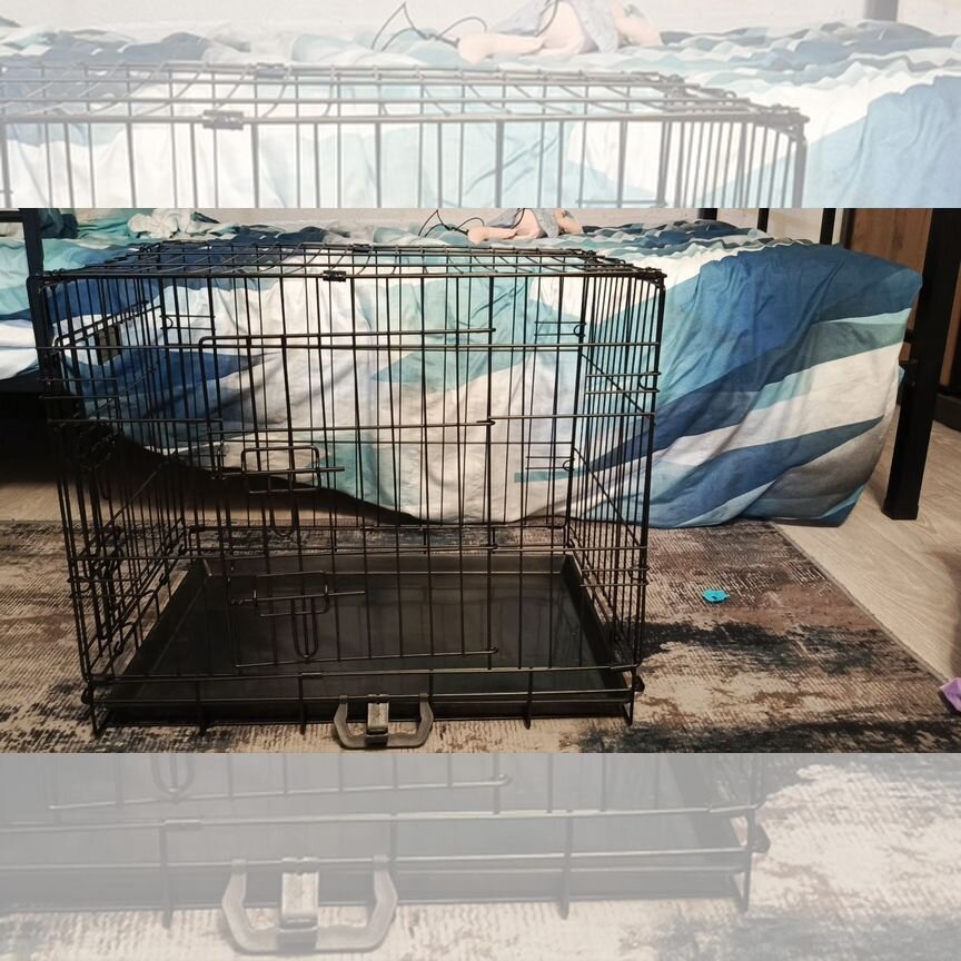 Клетка для кошек и собак мелких пород
