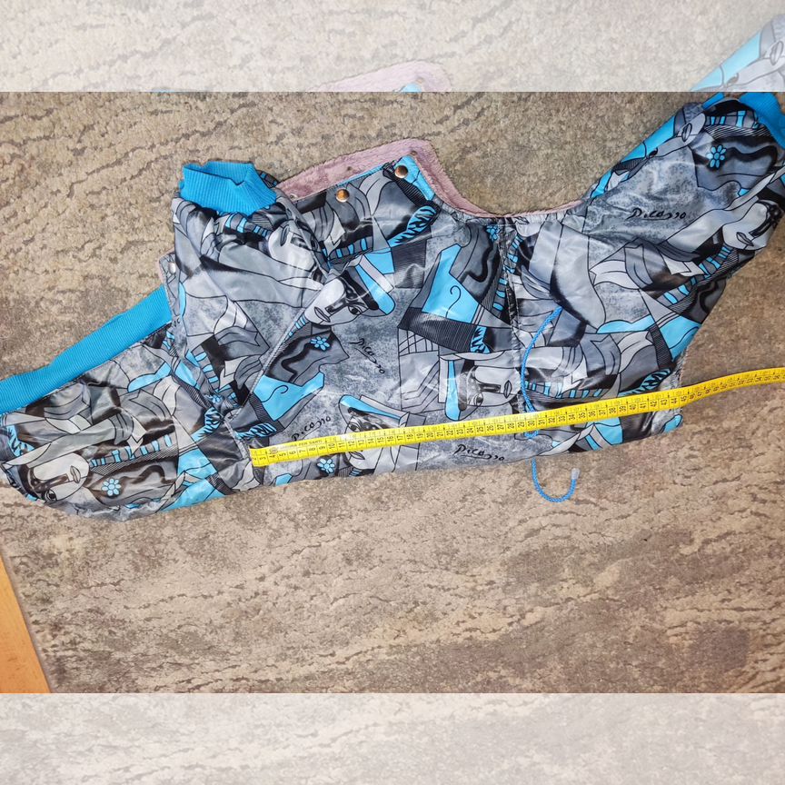 Зимний комбинезон для средней собаки (мальчик)