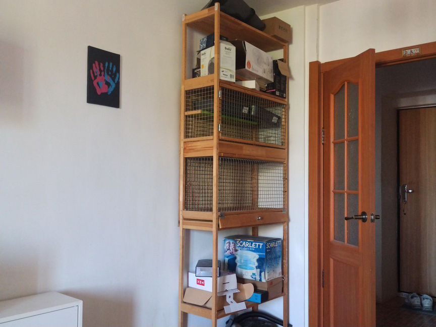 Клетка для грузынов, стеллаж