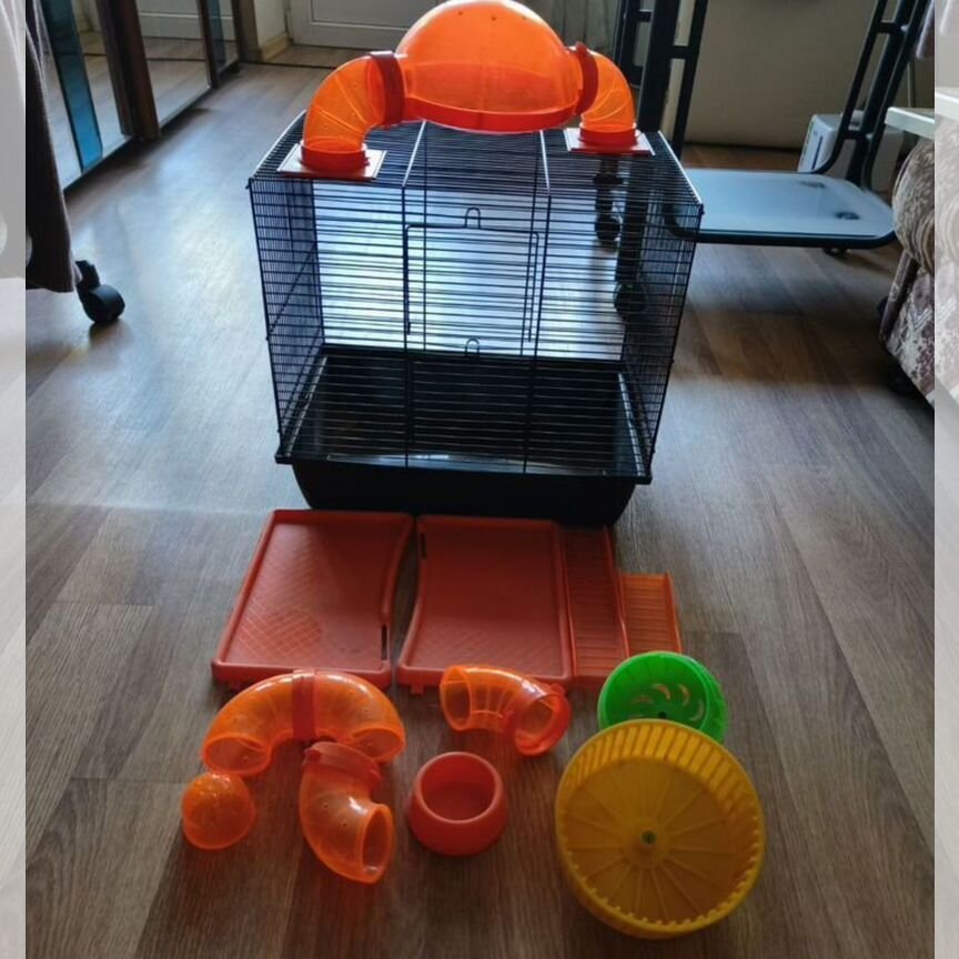 Клетка для грызунов двухэтажная