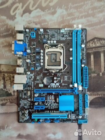 Материнская плата asus B75M-A сокет 1155 купить в Москве | Электроника | Авито