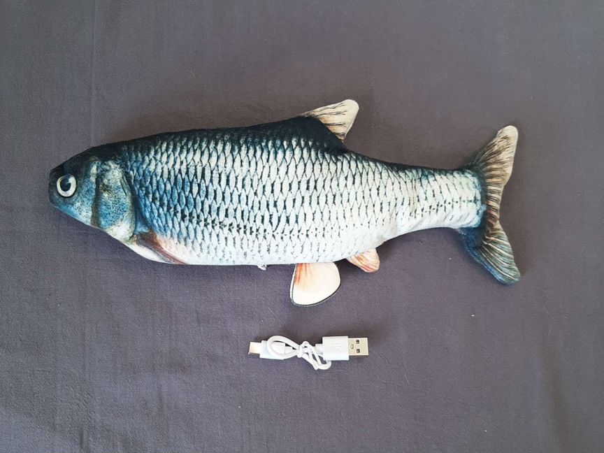 Игрушки для кошек живая рыба