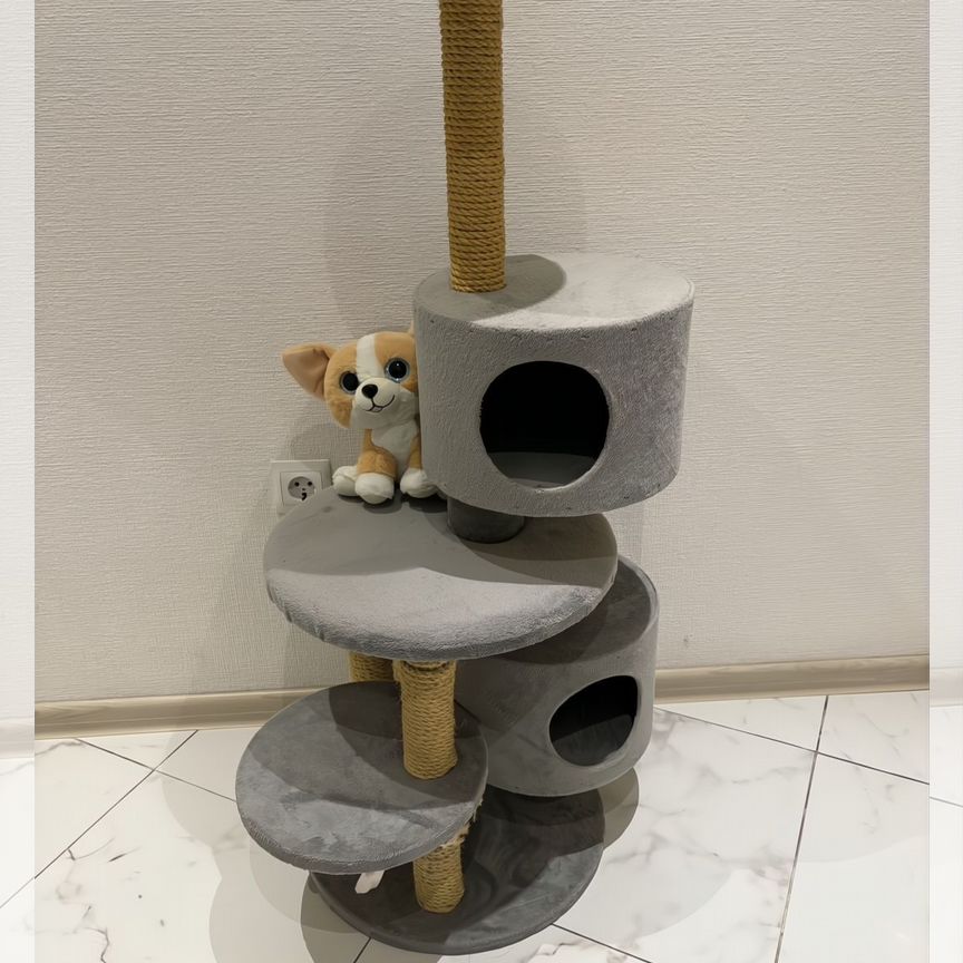 Кошкин домик с когтеточкой