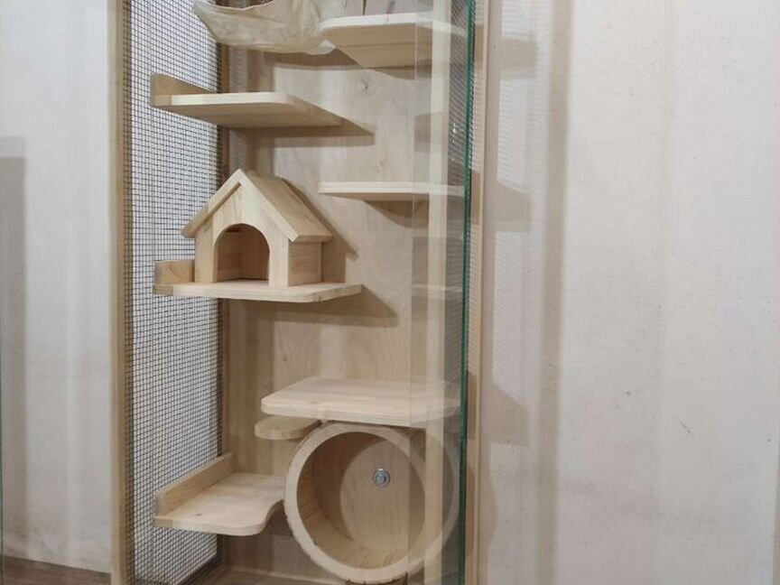 Клетка, витрина для грызунов, шиншиллы, дегу, буру
