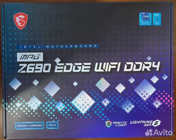 Msi MPG z690 edge wifi ddr4 купить в Москве | Электроника | Авито