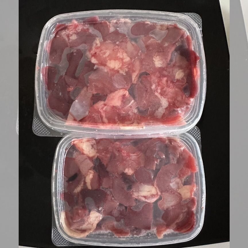 Натуральный корм для кошек, мясной микс