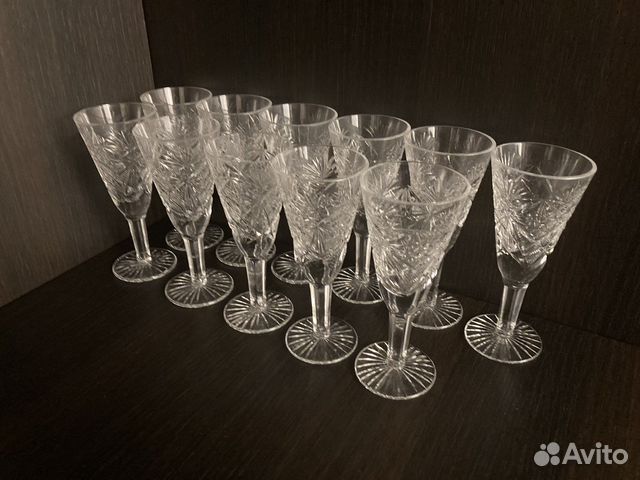 Хрустальные рюмки СССР купить в Москве | Хобби и отдых | Авито