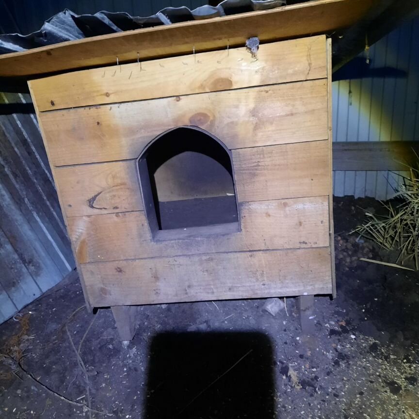 Будка для собаки утепленная