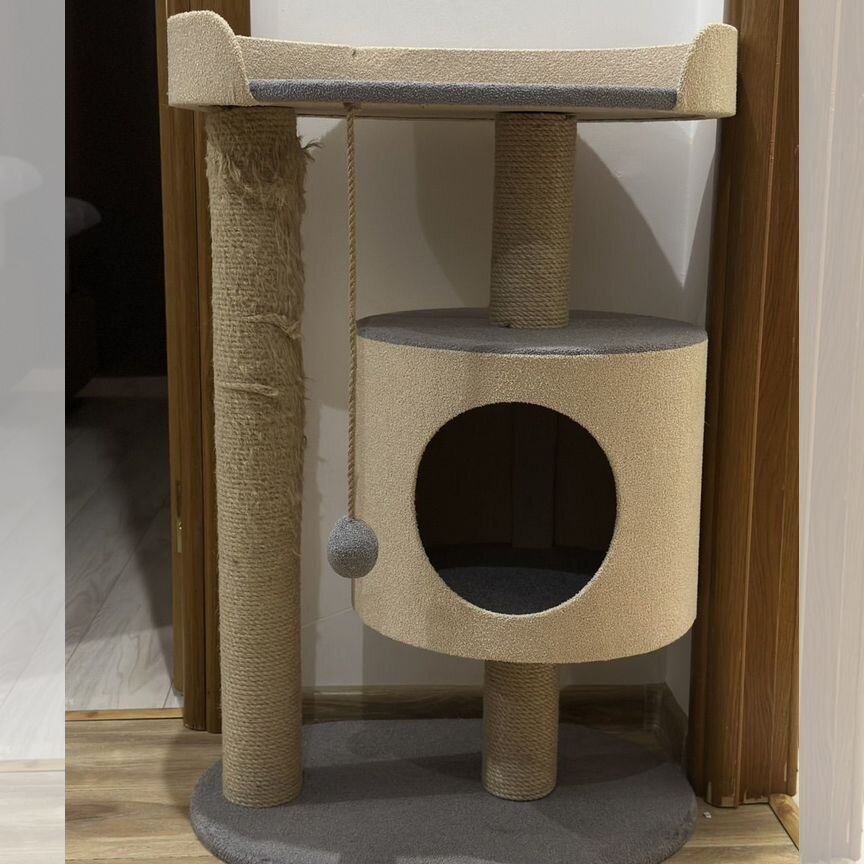 Домик для кошки с когтеточкой