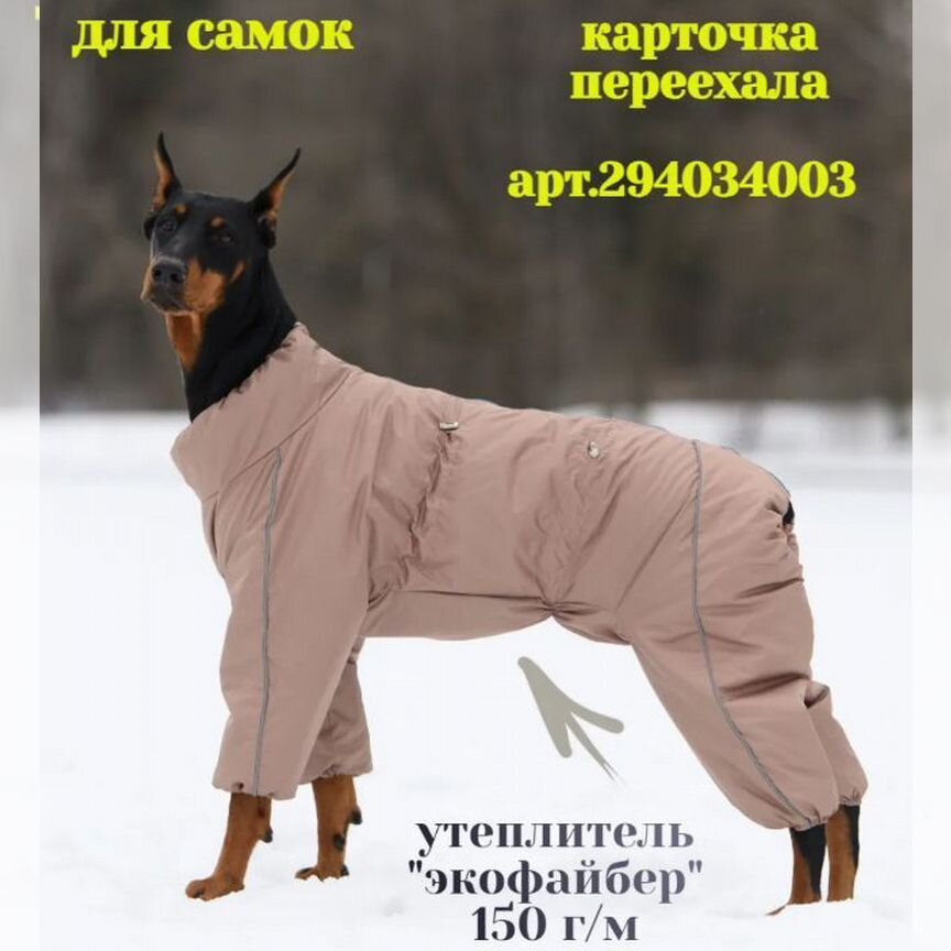 Комбинезон для собаки (девочка)