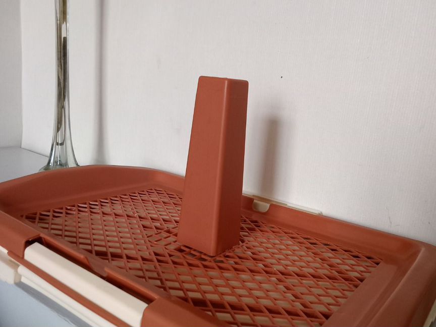 Лоток для собак под пеленку с сеткой