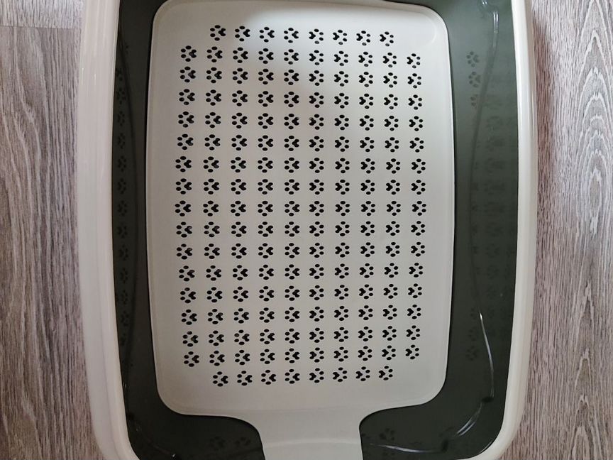 Лоток для кошек с бортиком + спрей защита