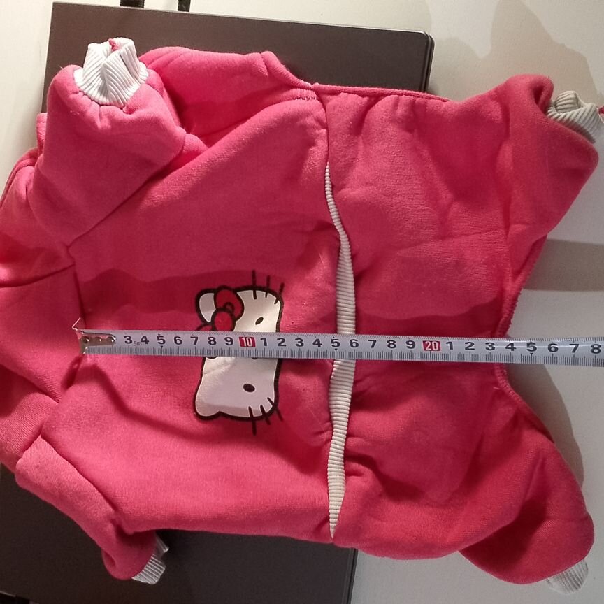 Флисовый комбинезон для маленькой собачки