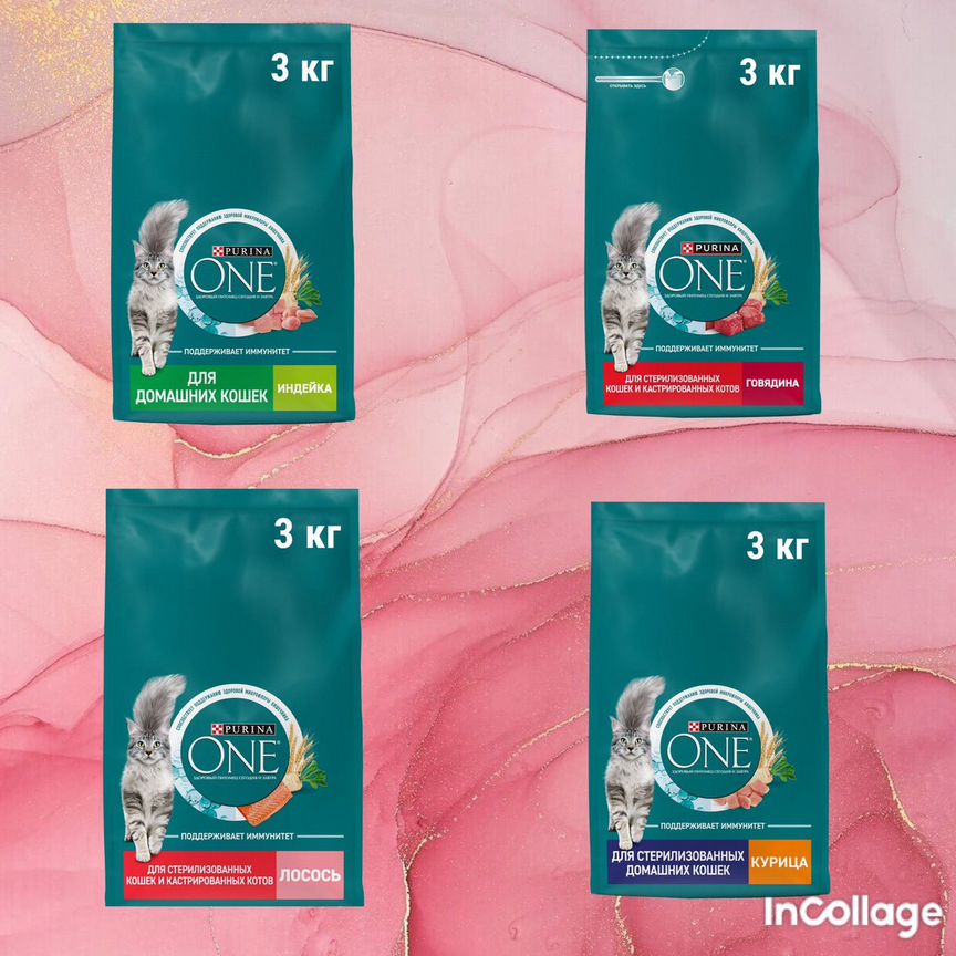 Корм для кошек Пурина Ван 3 кг purina one