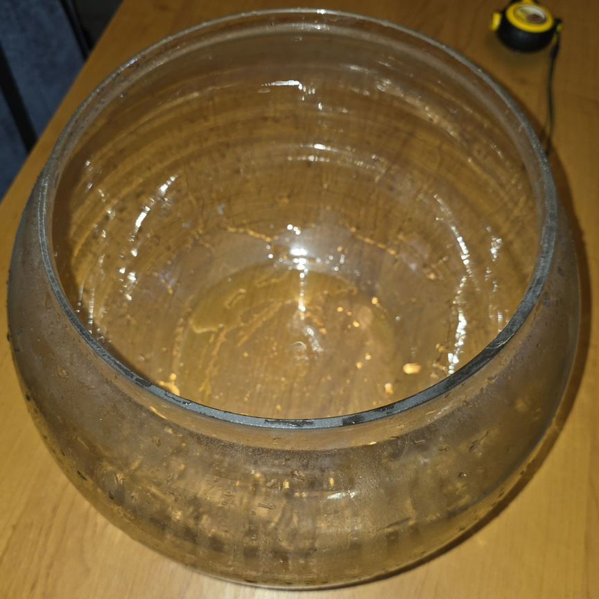 Аквариум для рыбок круглый 20 литров