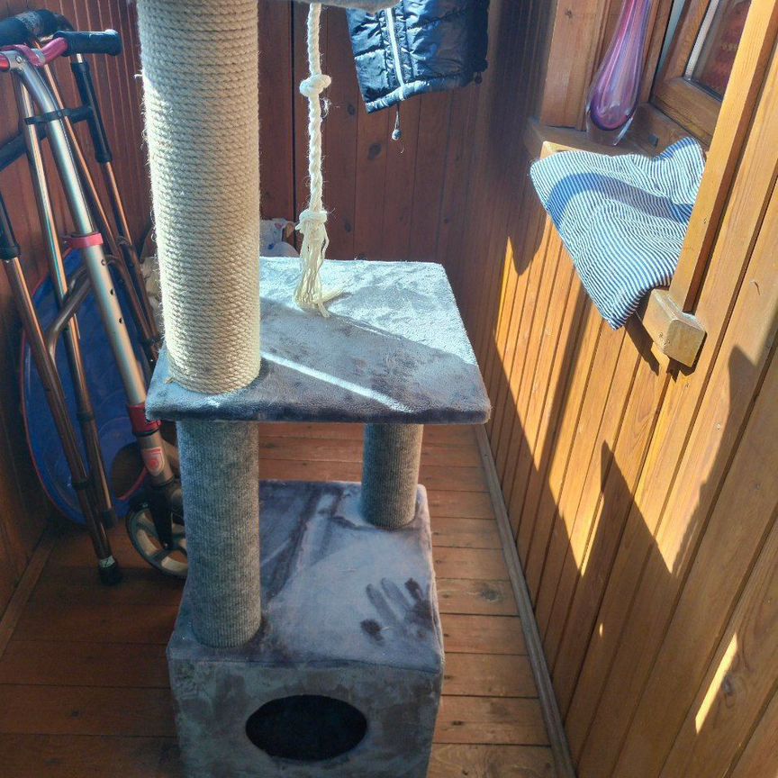 Когтеточка с домиком бу