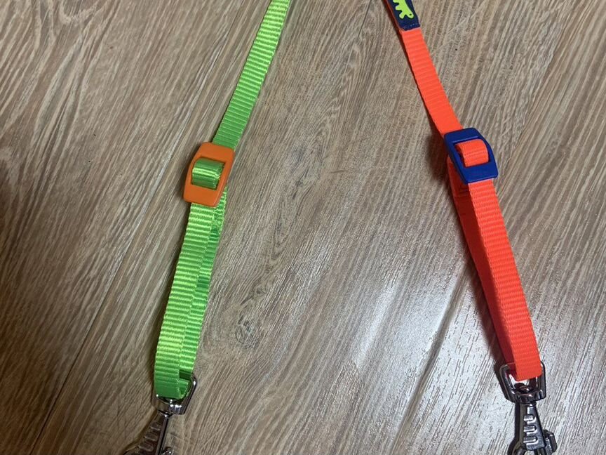 Сворка для двух животных, поводок