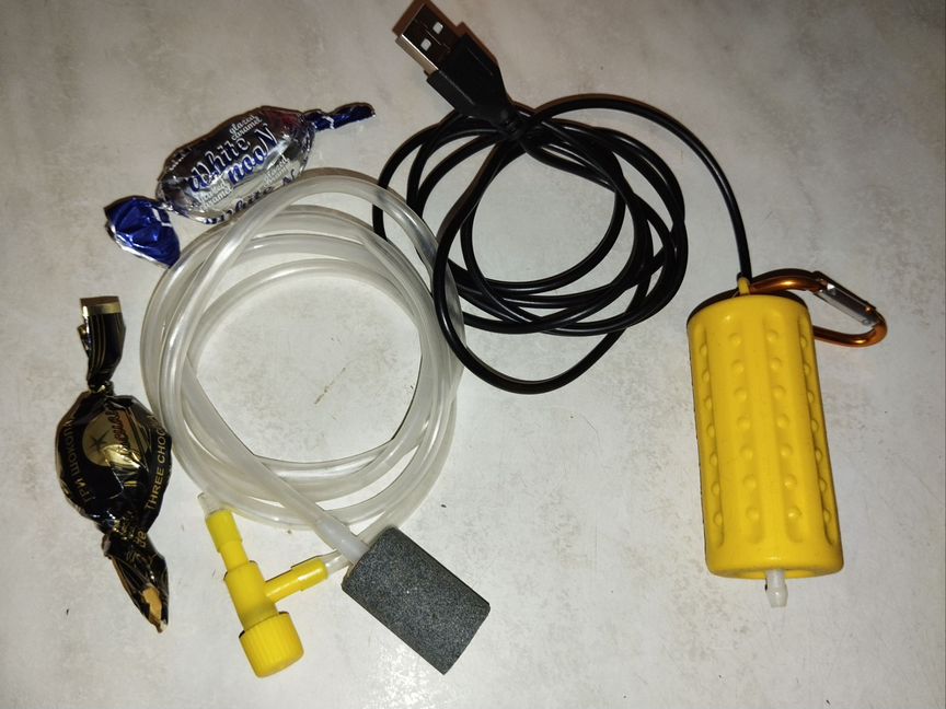 Компрессор в аквариум usb