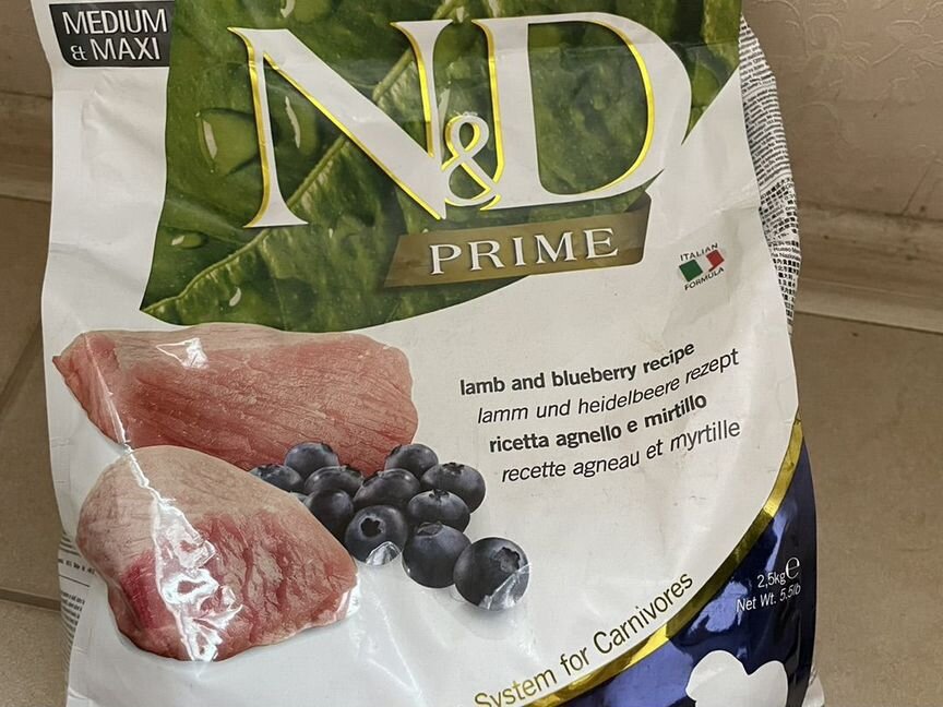 Корм для собак farmina ягненок для ср и кр пород