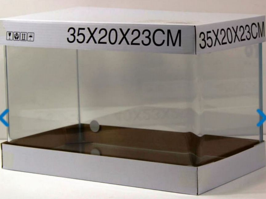 Аквариум Prime OpticWhite 35x20x23 см, 16 л