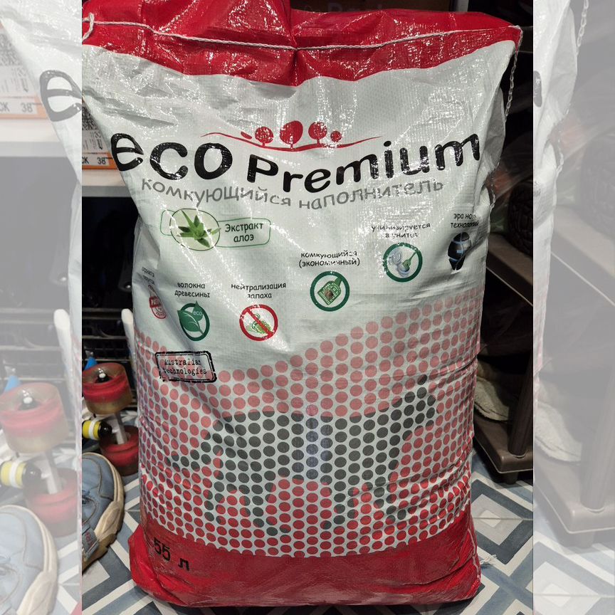 ECO-Premium Наполнитель Древесный 20кг