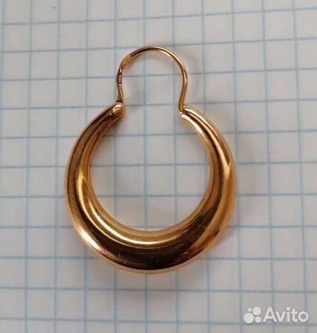 Золотые серьги СССР "калачи" купить в Кисловодске | Личные вещи | Авито