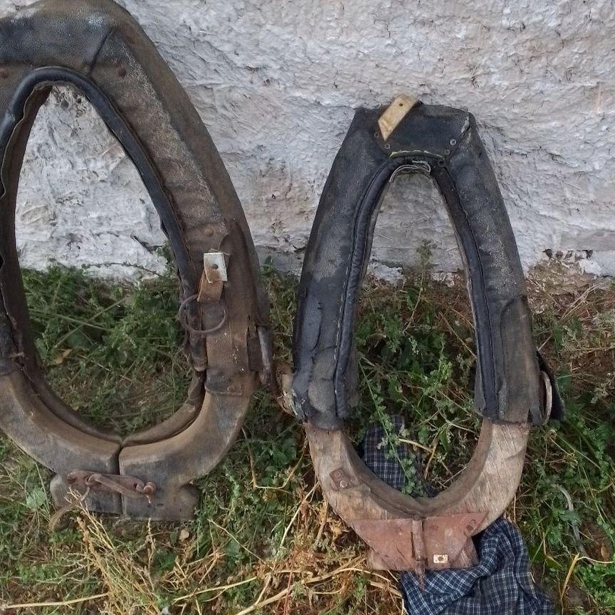 Хомут для лошади уздечки недоуздок вожжи шли я
