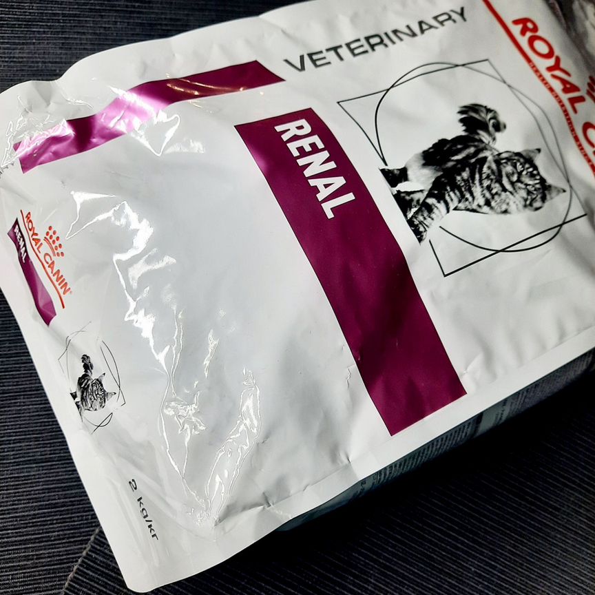 Royal canine renal 2 кг для кошек сухой корм