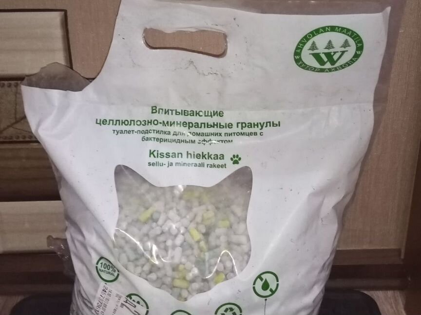 Наполнитель для кошачьего туалета