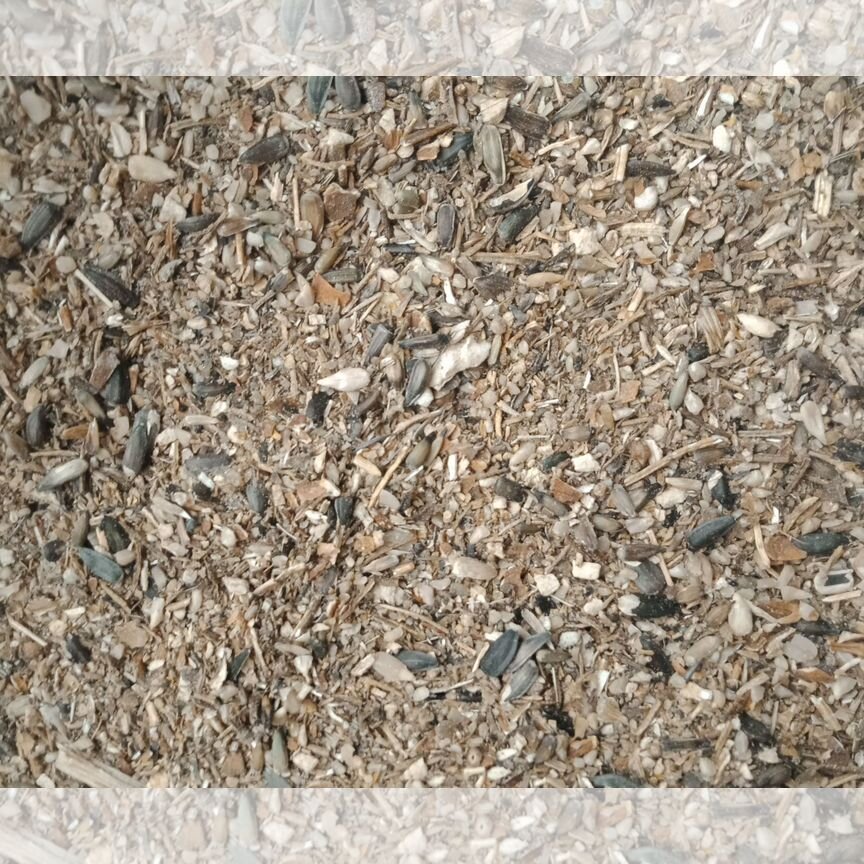 Отходы подсолнечника в мешках