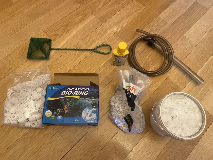 Остатки от аквариума