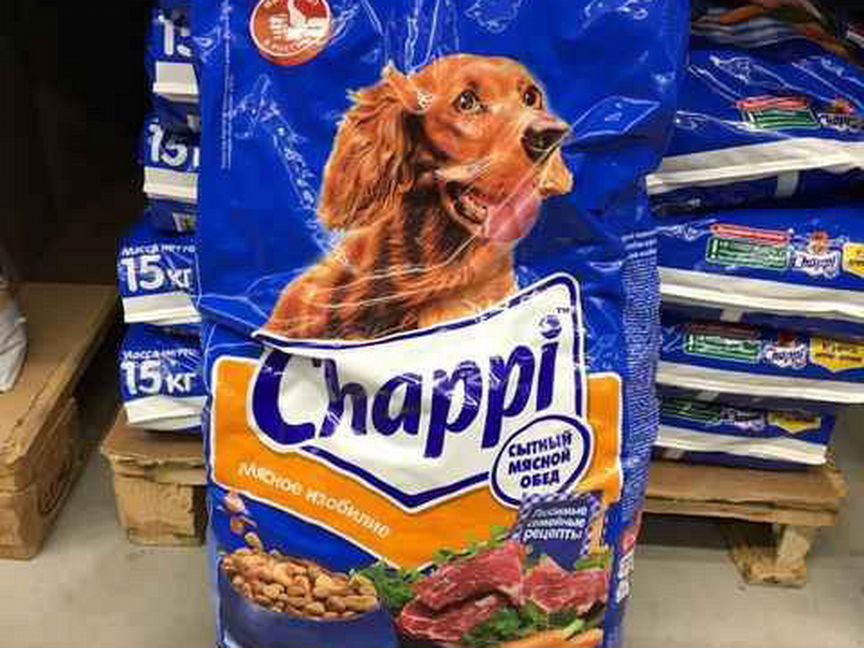 Cобачий корм 15 кг. chappi