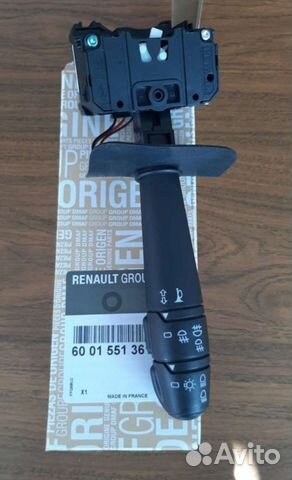 Подрулевой переключатель renault купить в Белорецке RENAULT 6001551361 ...